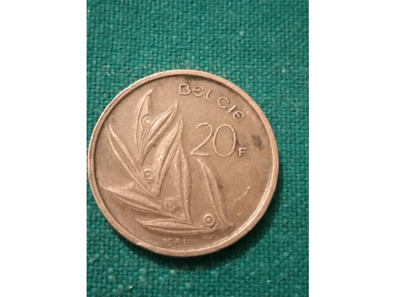 20 franaka 1981 belgija