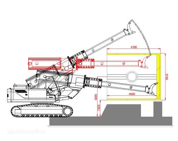 Geohammer FCM 2035 bager za rušenje