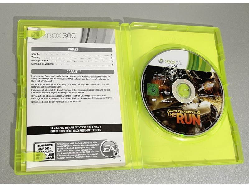 Need for Speed The Run XBOX 360