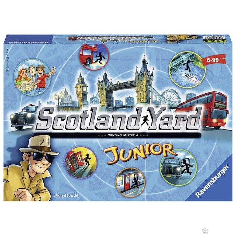 Ravensburger društvena igra - Junior Scotland Yard RA21162