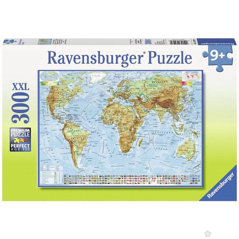 Ravensburger puzzle Mapa sveta RA13097