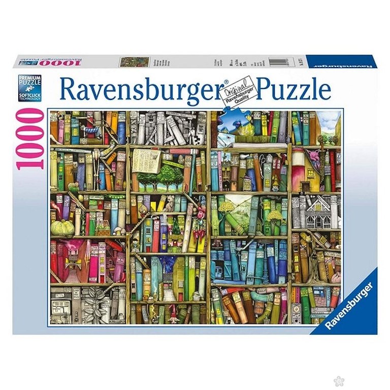 Ravensburger puzzle Bizzare biblioteka RA19137