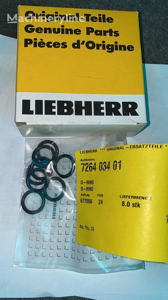 O-ring Liebherr 726403401 za Liebherr bagera