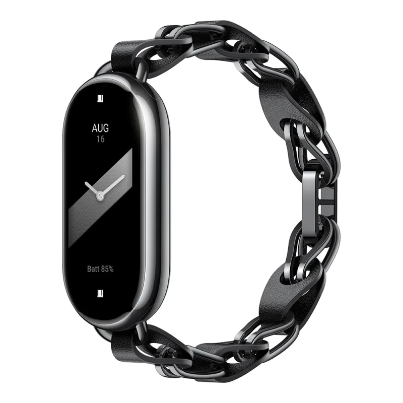 Xiaomi Mi Smart Band 8 Chain Strap Black zamenska narukvica