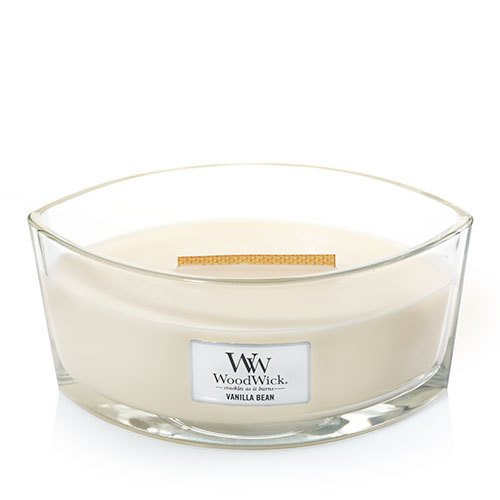 Vanilla Bean - ovalna WoodWick mirisna sveća (vanila, puter, šećerna trska)