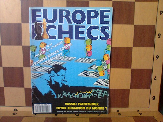 EUROPE ECHECS 1991 god (Н°389) sah