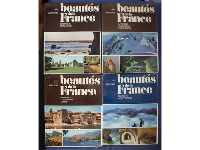 BEAUTES DE LA FRANCE - 4 Knjige