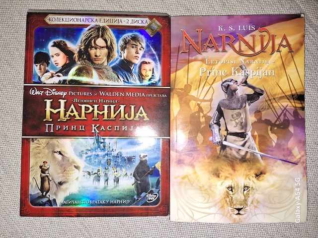 Narnija  princ Kaspijan plus dvd