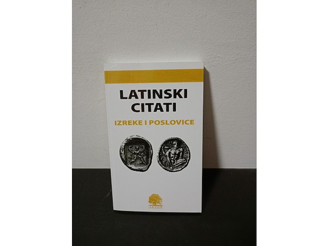 LATINSKI CITATI izreke i poslovice