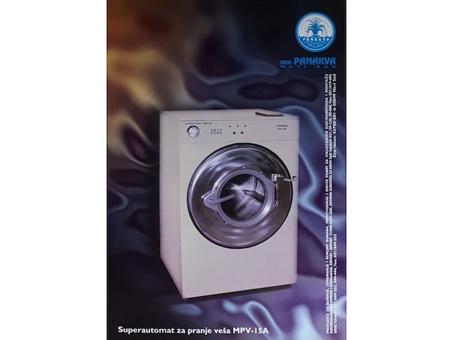 Brošure Mašina Za Pranje `PRIMUS` Novi Sad