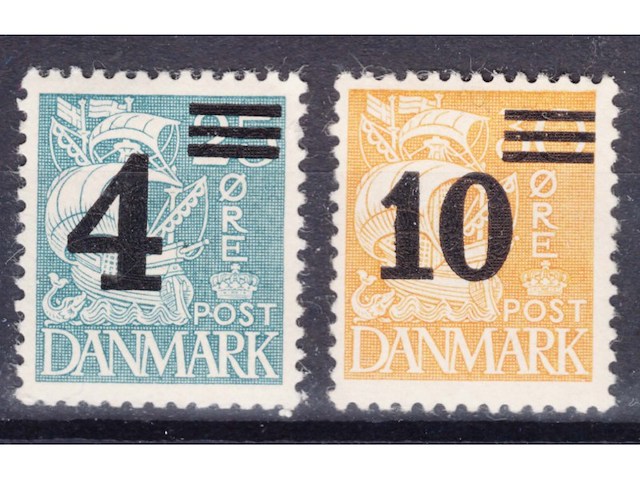 Danska 1934 Mi#215-216 serija *