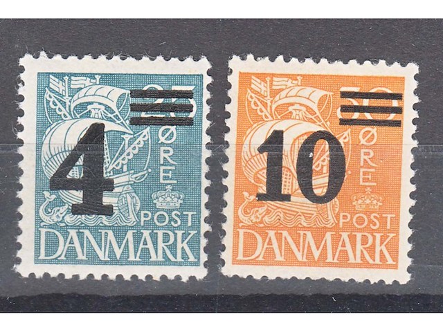 Danska 1934 Mi#215-216 serija **