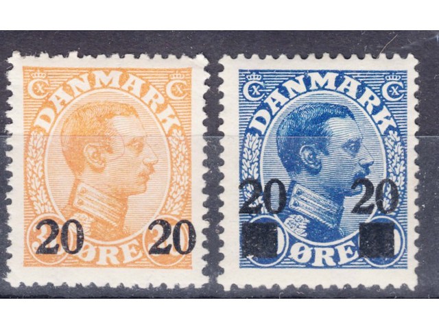 Danska 1926 Mi#151-152 serija *