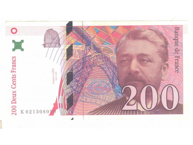 Francuska 200 francs 1996 aUNC/UNC