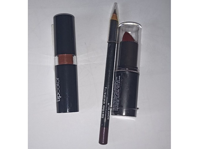 Make up set: dva karmina i olovka za oci NOVO