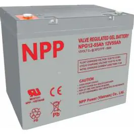 NPP NPG12V-55Ah, GEL baterija-akumulator