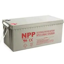 NPP NPG12V-200Ah, GEL baterija-akumulator