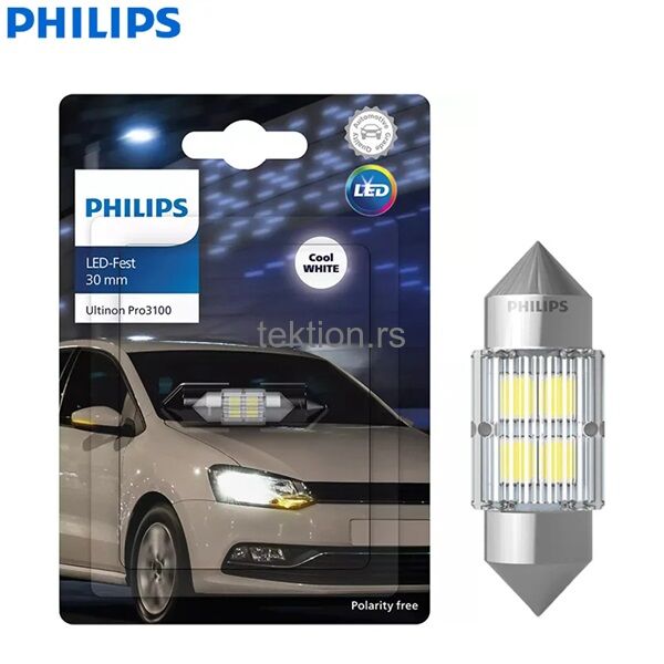 Philips Ultinon Pro3100 SL LED sijalica 12V 0,8W C5W 30mm