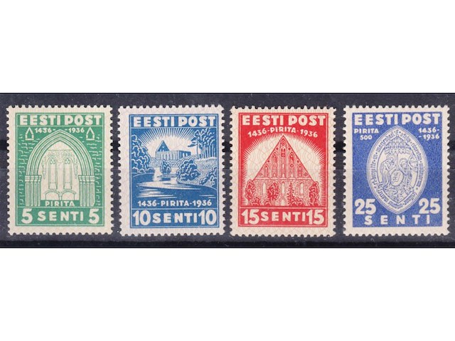 Estonija 1936 Mi#120-123 serija **