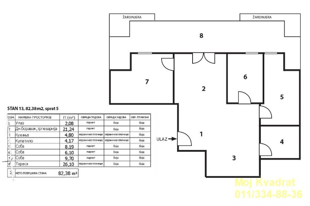 Zvezdara, Cvetkova pijaca, 82m2 - PROMOTIVNA PONUDA