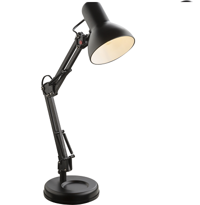 24880 Stona tehnička lampa crna 1x40W E27 metal