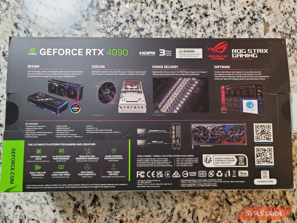 novu ASUS ROG Strix GeForce RTX 4090 OC 24GB