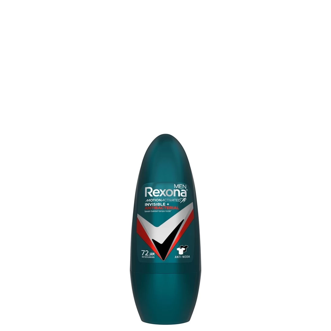 REXONA ROLLON 45ML MEN INVISIBLE+ANTIBACTERIAL