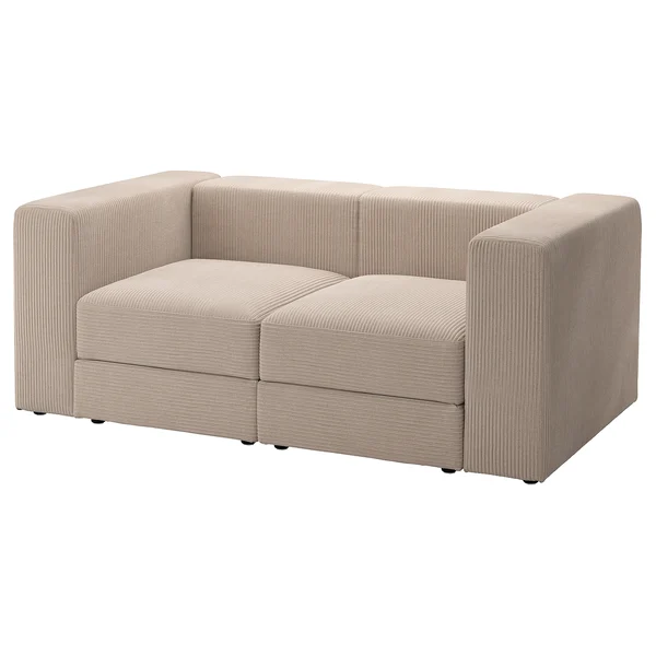 Modularna sofa dvosed, Samsala sivo-bež
