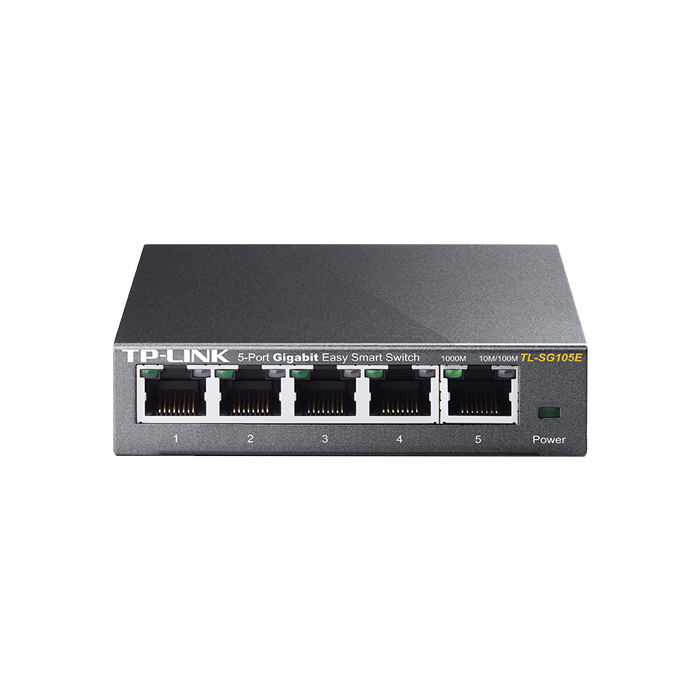 TP-LINK 5-Port Gigabit Easy Smart Switch - TL-SG105E Web upravljivi, 5 RJ-45 portova, 2K