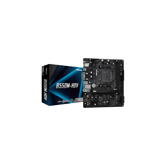 Matična ploča ASRock B550M - HDV AMD, AMD® AM4, AMD® B550, Micro ATX