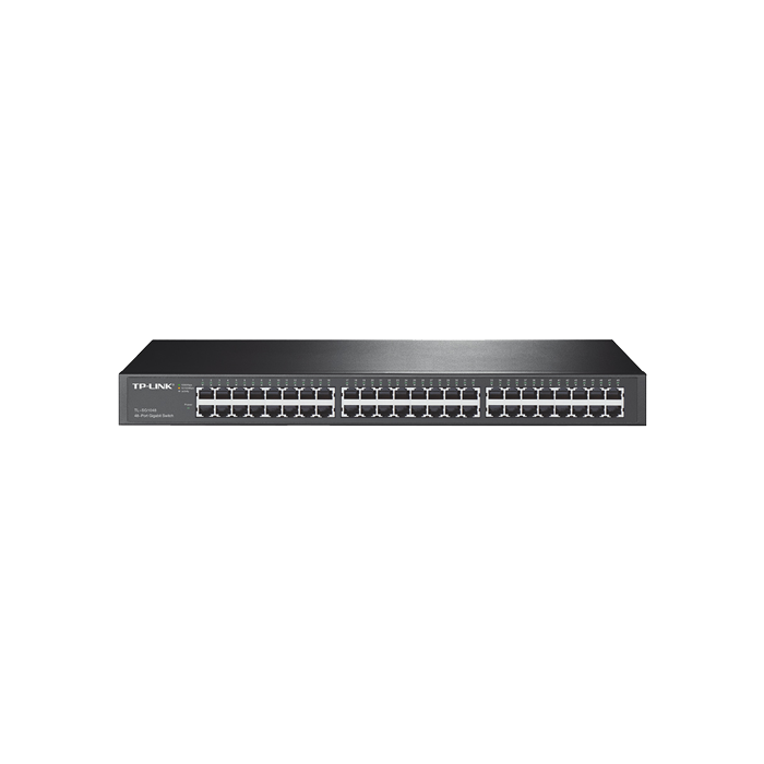 TP-LINK 48-Port Gigabit Desktop/Rackmount Switch - TL-SG1048 Neupravljivi, 48 RJ-45 portova, 8K, 96Gbps