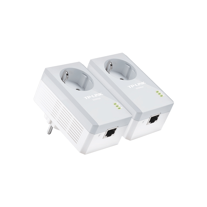 TP-LINK AV600 Powerline Adapter (integrisana utičnica/utikač) with AC Pass Through Starter Kit - TL-PA4010P KIT LAN, do 600Mbps, Windows, Mac, Linux, 0°C do 40°C