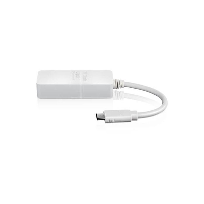 D-LINK mrežni adapter USB C na RJ45 (Beli) - DUB-E130 LAN, 802.3, USB C 3.1/3.0, do 1000Mbps