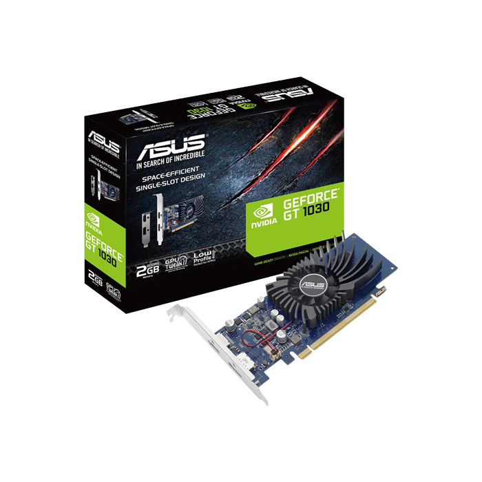 Grafička karta ASUS nVidia GeForce GT 1030 2GB GDDR5 64bit - GT1030-2G-BRK Nvidia GeForce GT 1030, 2GB, GDDR5, 64bit