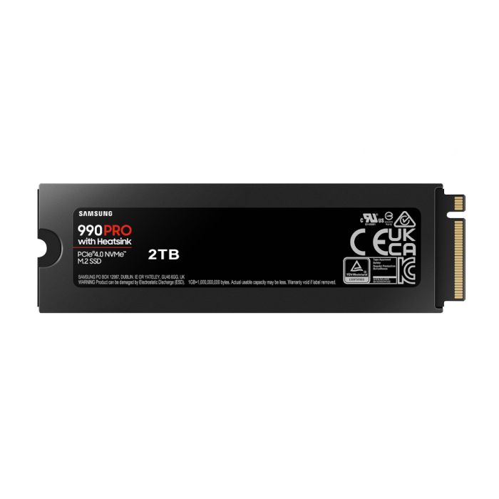 SAMSUNG 990 PRO Heatsink 2TB PCIe 4.0 NVMe MZ-V9P2T0CW SSD