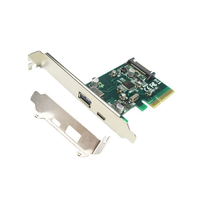 PCI-Express kontroler na USB 3.1 Tip A + USB-C Host Controler (Asmedia 1142)