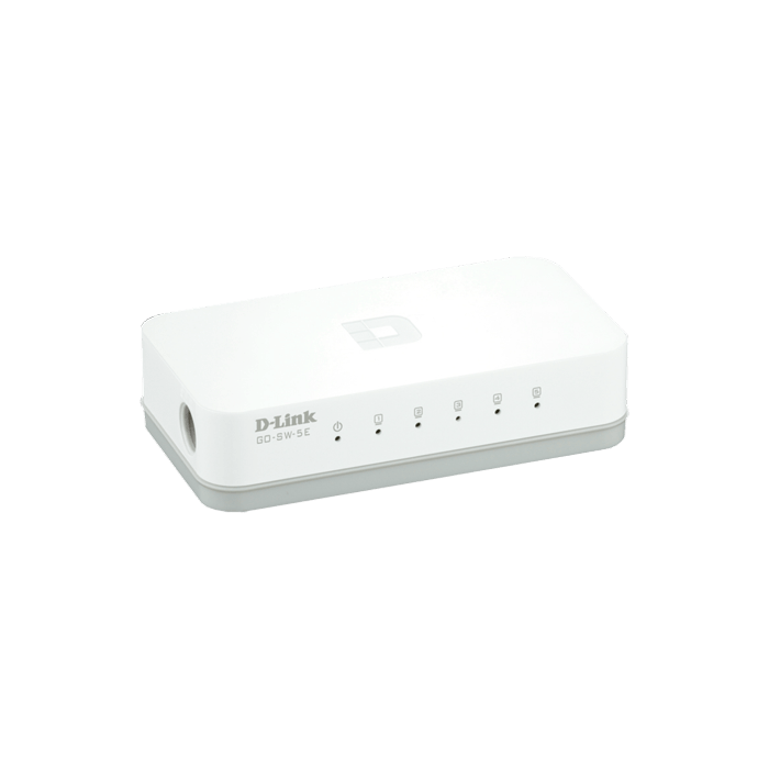 D-LINK Switch GO-SW-5E Neupravljivi, 5 RJ-45 portova, 2K, 1Gbps