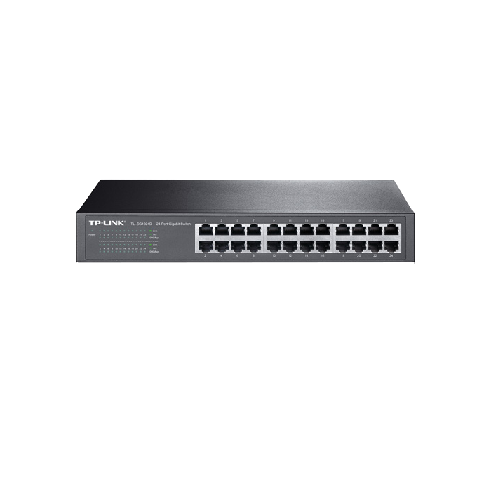 TP-LINK 24-Port Gigabit Desktop/Rackmount Switch - TL-SG1024D Neupravljivi, 24 RJ-45 portova, 8K, 48Gbps