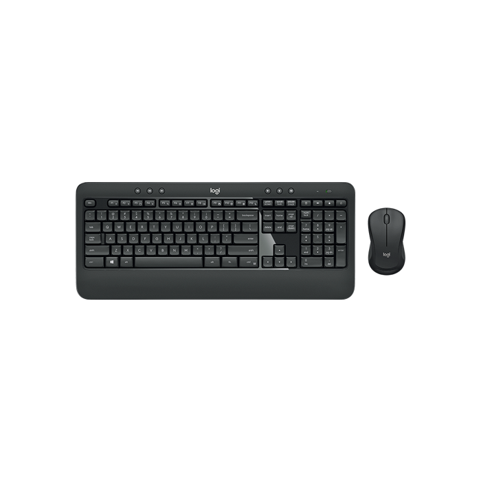 LOGITECH Bežična tastatura i miš MK540 ADVANCED (Crna) USB nano prijemnik, Membranski tasteri, SRB (YU), Alkalna baterija