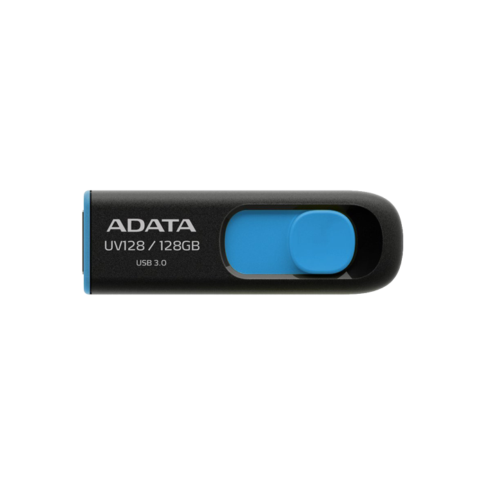 ADATA 128GB USB 3.0 UV128 (Crna/plava) - AUV128-128G-RBE USB 3.0, 128GB, Crna/plava