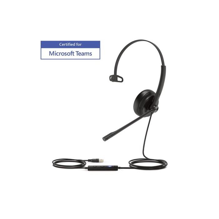 YEALINK Headset Wired USB UH34 Mono Teams