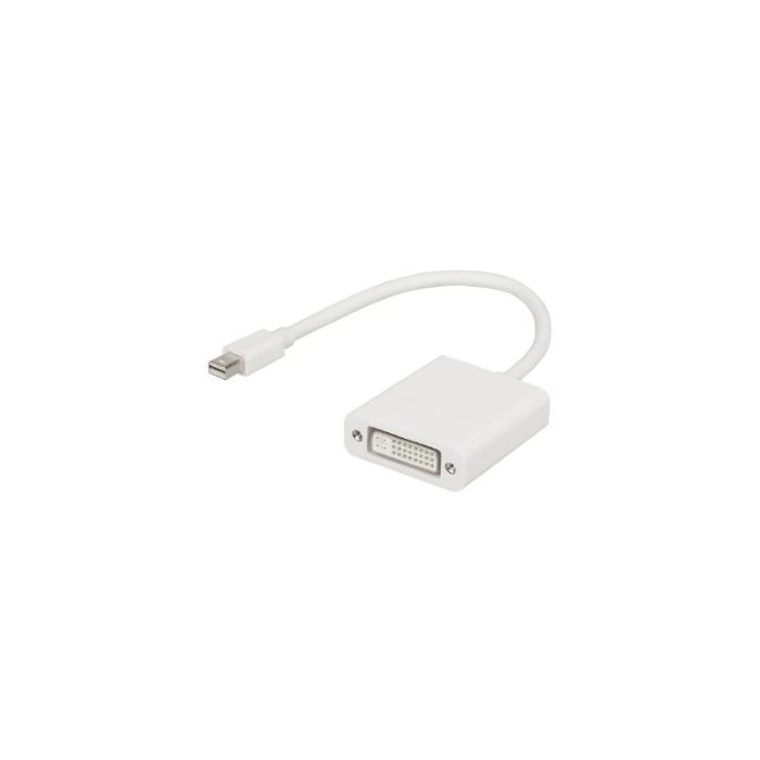 Mini DisplayPort (M) - DVI-I Dual Link (F) crni