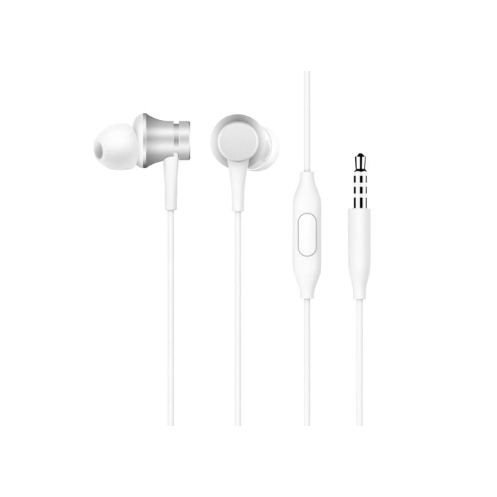 XIAOMI bubice Mi Basic (Srebrne) 3.5mm (četvoropolni), 20Hz - 20KHz, 93dB, 1.2m