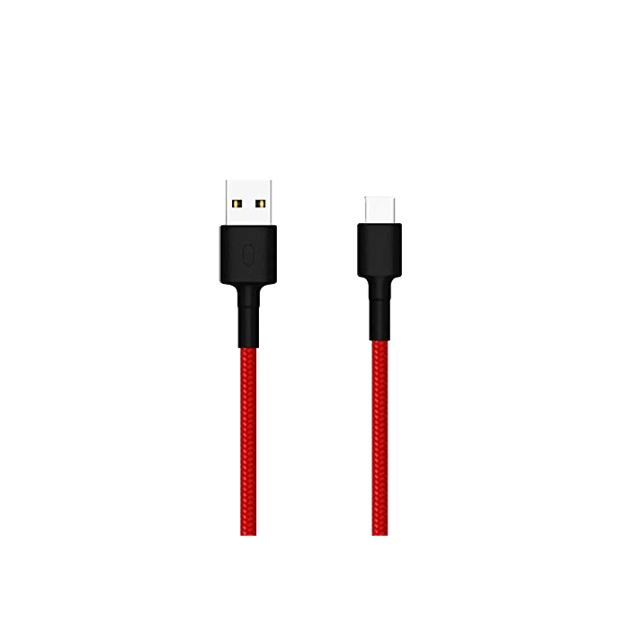 XIAOMI USB-A na USB-C kabl Type-C Braided Red USB Kabl, USB-A, USB-C, Crvena