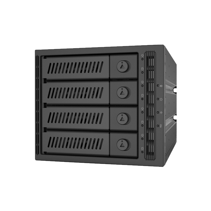 CHIEFTEC 3x 5,25" SAS / SATA hdd rack - CMR-3141SAS 5.25", SATA I / II / III i SAS I / II / III , SATA, Metal, plastika