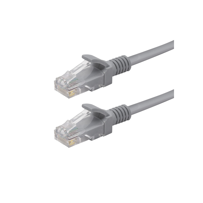 FAST ASIA Mrežni kabl 2m (Sivi), CAT.5e, UTP, RJ 45, Patch (Ravni), Licnasti