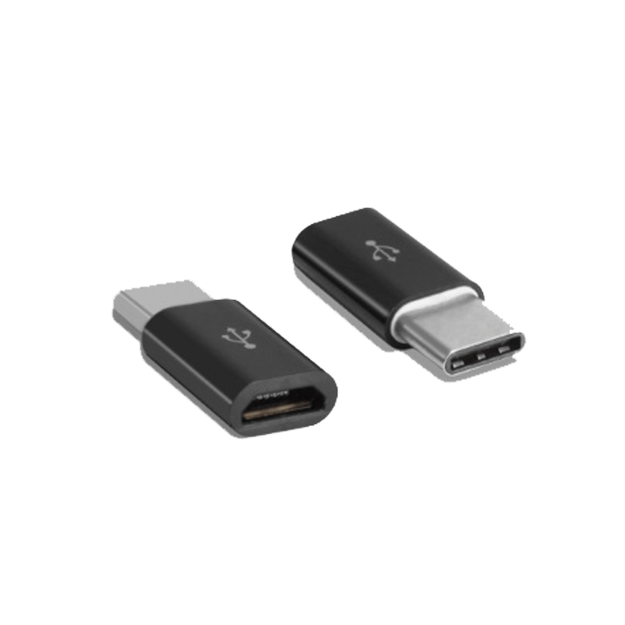 LINKOM Adapter sa USB tip C na Micro USB (Crni) Adapter, USB-C, Micro USB, Crna