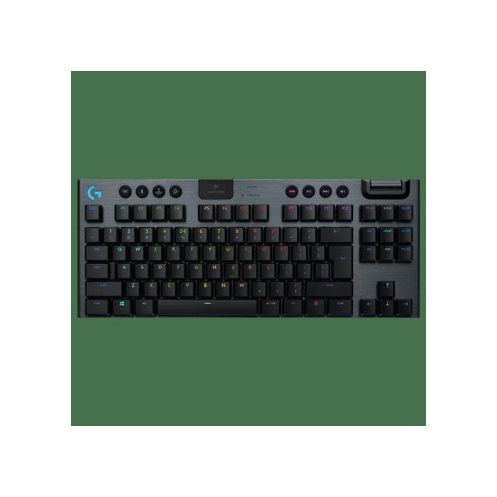 LOGITECH Bežična gejmerska tastatura G915 TKL Lightspeed Wireless US (Crna) 920 009503