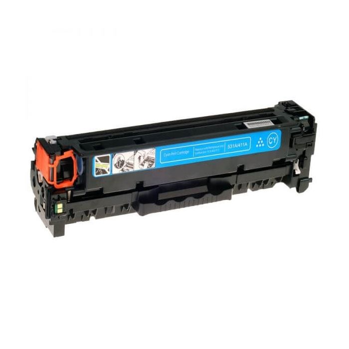 Toner CC531A Printermayin cyan CP2025n/CM2320nf/M351a/M375nw/M451dn/M475dn/M476n