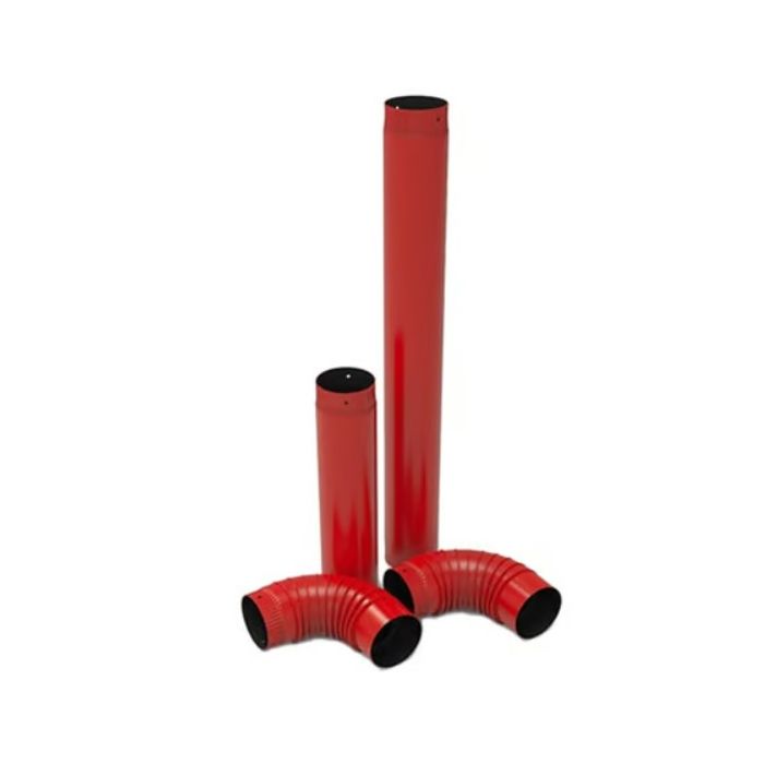 ALFA PLAM Set dimovodnih cevi FI 160 ECV crveni